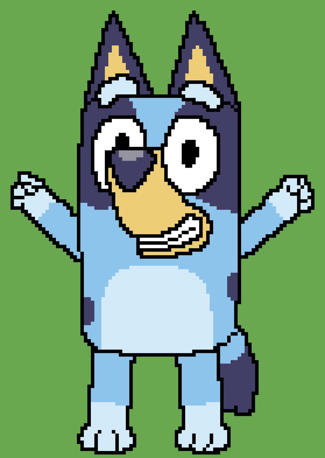 Bluey Crochet Pattern for C2C Blanket | DIY Bluey Blanket Pattern ...