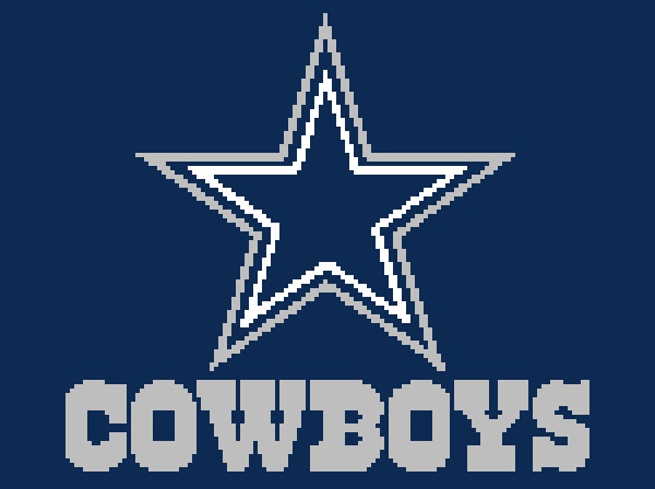 Pattern Chart for Crochet Football Field Afghan Blanket Green Bay ...