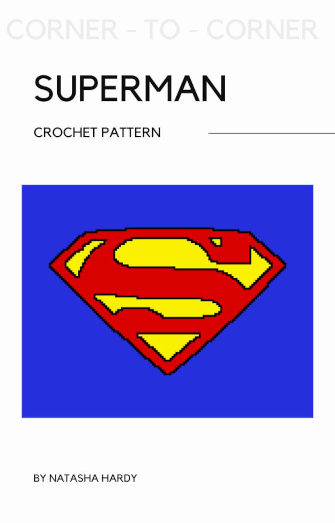 Superman Soars Heroic Crochet Pattern Craft Your Own - Etsy