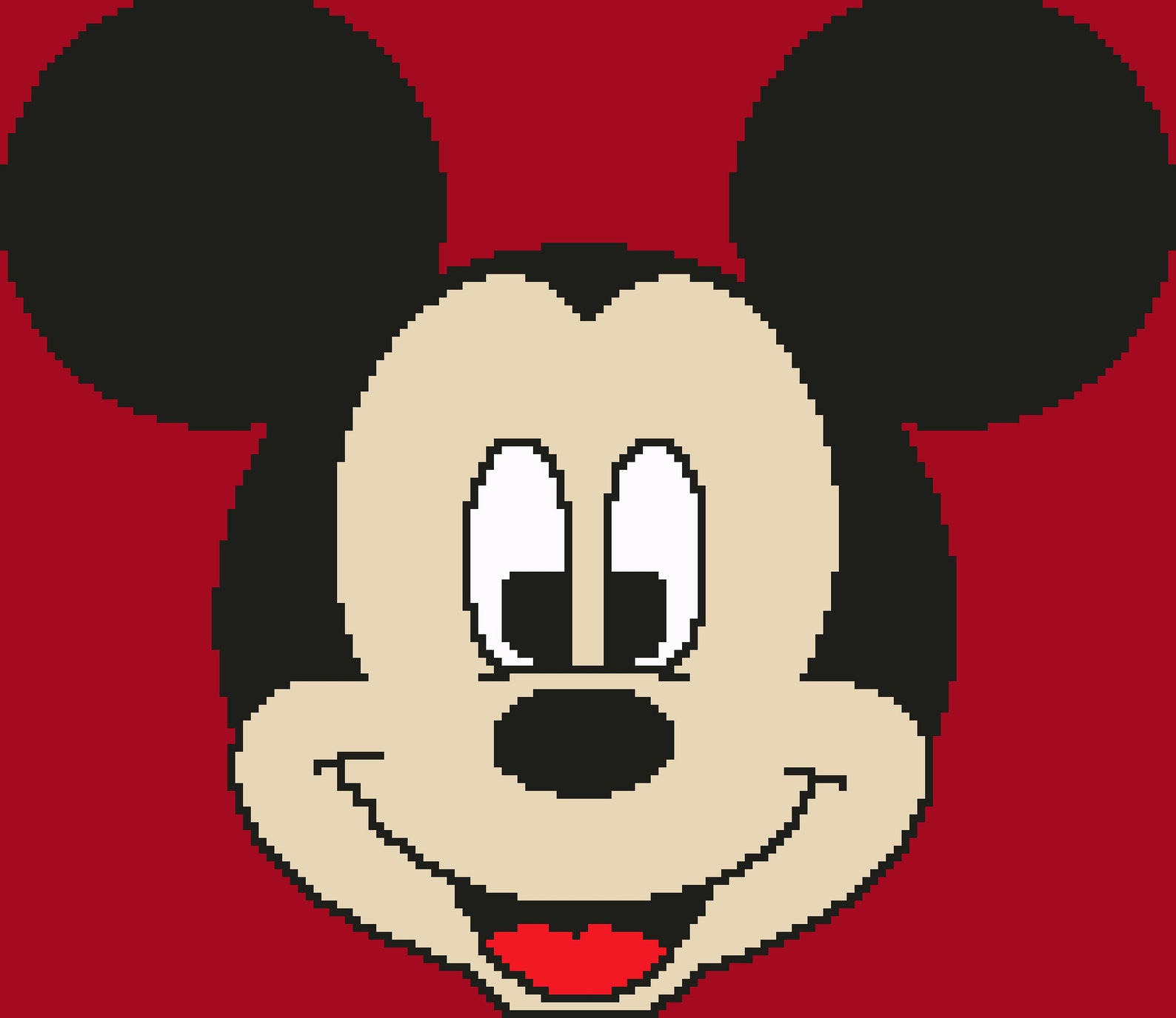 Mickey Mouse Crochet Pattern, C2C Graphgan Tutorial, English ...