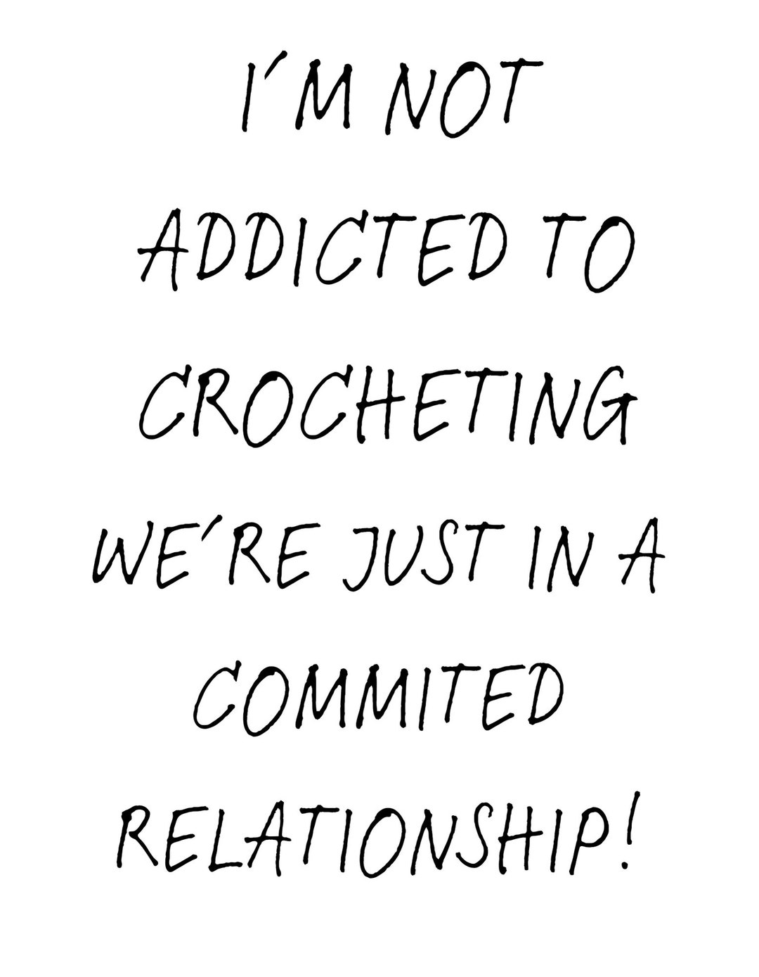 I'm Not Addicted to Crocheting Shirt SVG, Funny Crochet SVG Cut File ...
