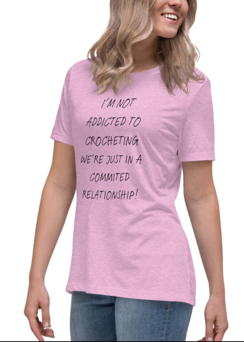I'm Not Addicted to Crocheting Shirt SVG, Funny Crochet SVG Cut File ...