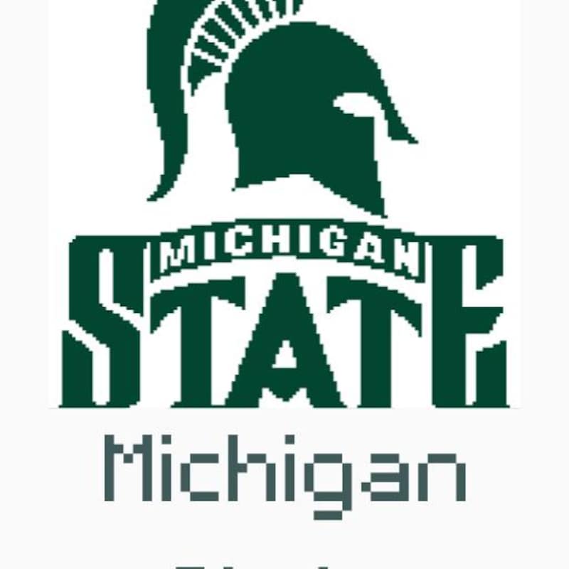 Michigan Blanket Pattern - Etsy