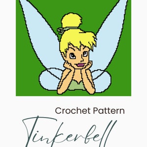 Tinkerbell Crochet Pattern, English Corner-to-corner Blanket ...