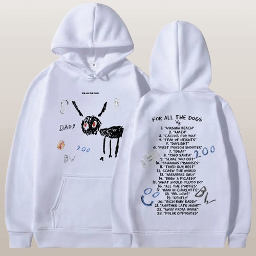 Drake for all the dogs music album hoodie sold by Regional Bluff | SKU ...