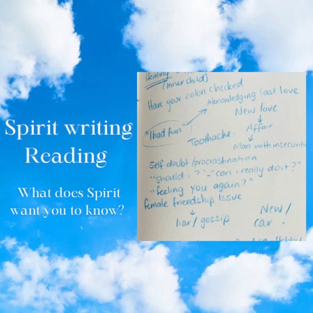 Spirit Writing - Etsy