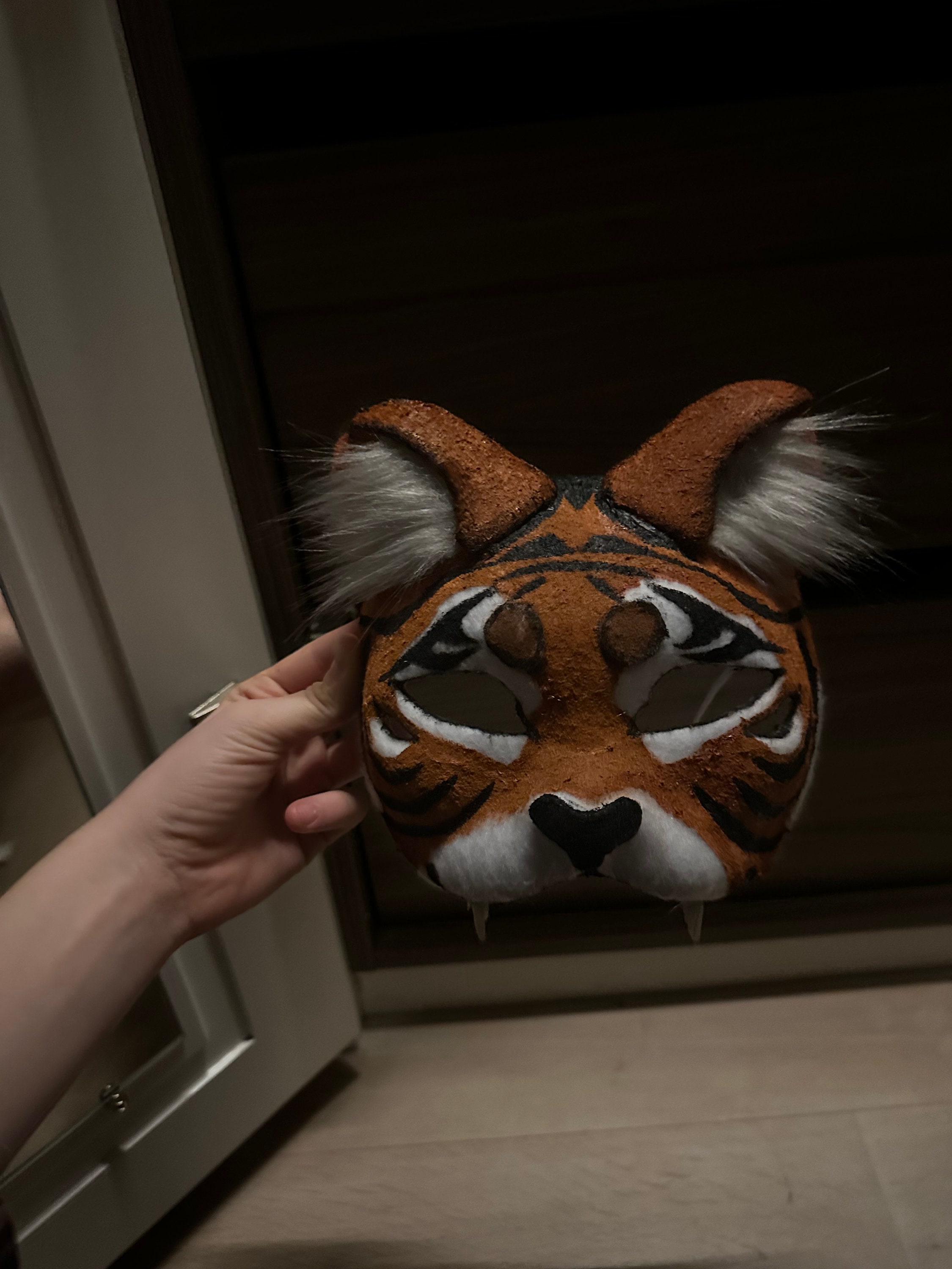 TIGER THERIAN CATMASK Please Talk to Me Before Buying - Etsy