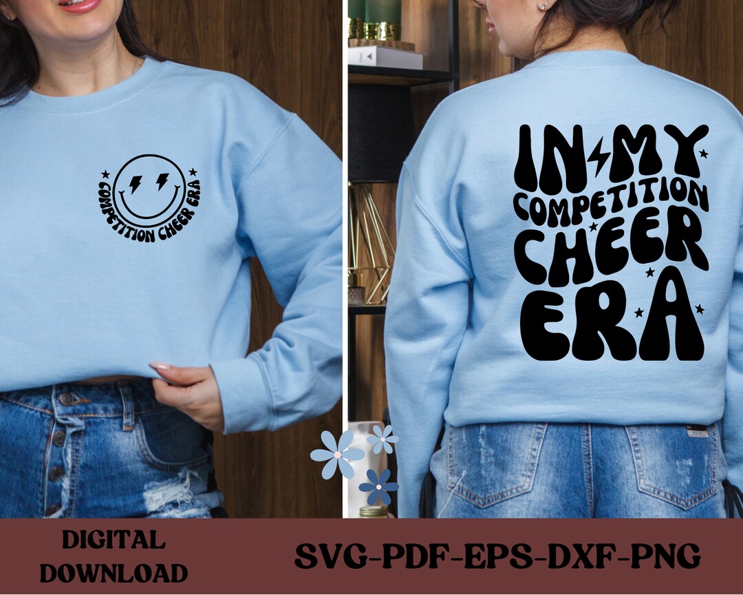 In My Competition Cheer Era Svg Png, Competition Cheer Svg, Competitive ...