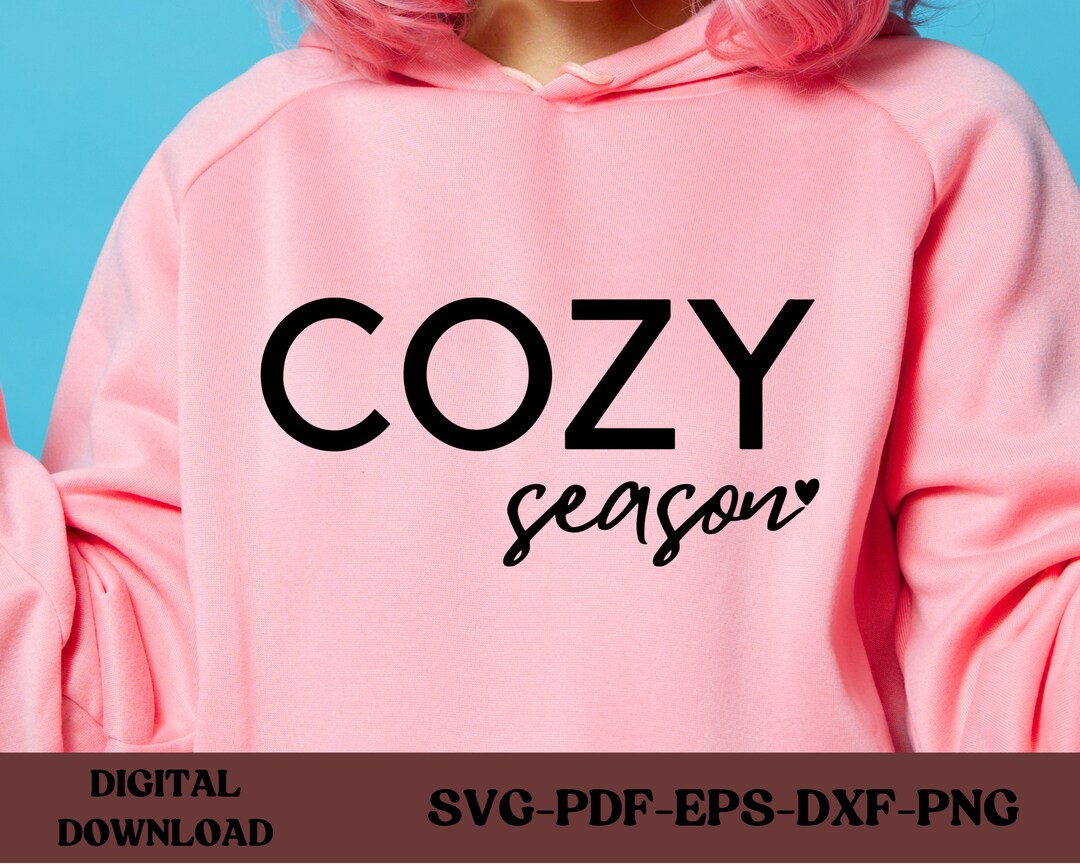 Cozy Season SVG PNG Get Cozy Svg Merry Christmas Svg - Etsy