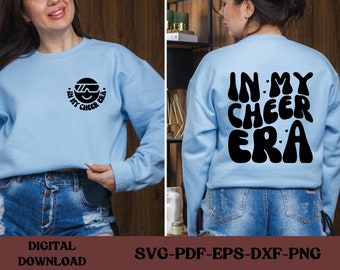In My Cheer Era Svg, in My Cheer Era, Cheerleader Svg, Cheerleader Png ...