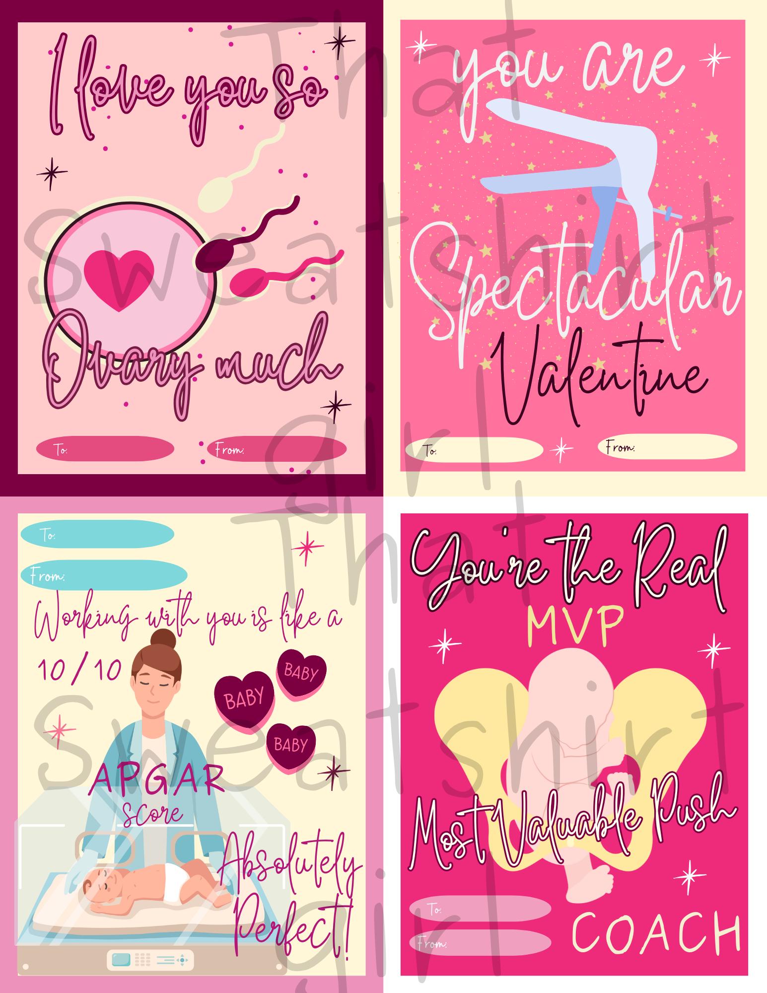 Labor & Delivery Valentines, L and D Valentine Cards, Mother Baby Nurse ...