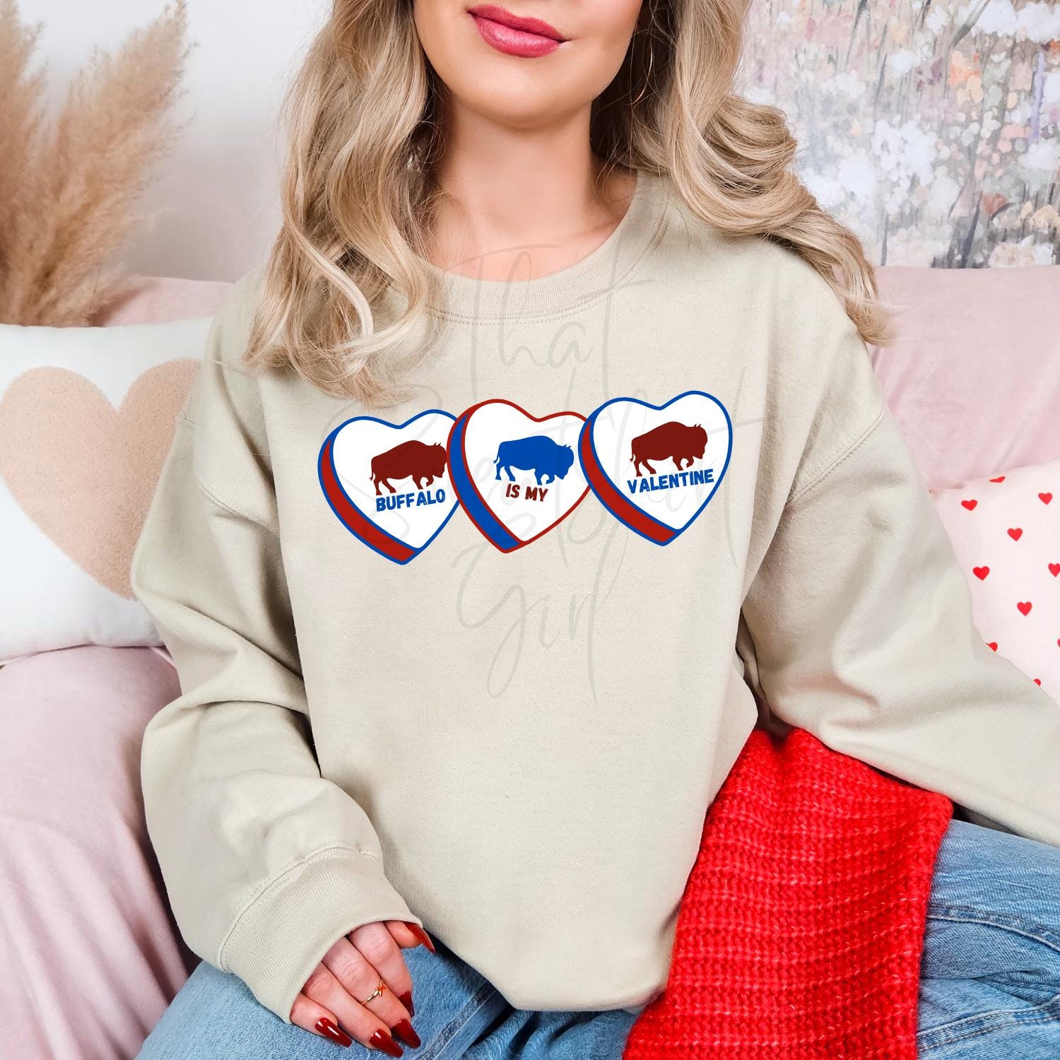 Buffalo Valentines Sweatshirt, Candy Hearts Sweatshirt, Buffalo ...