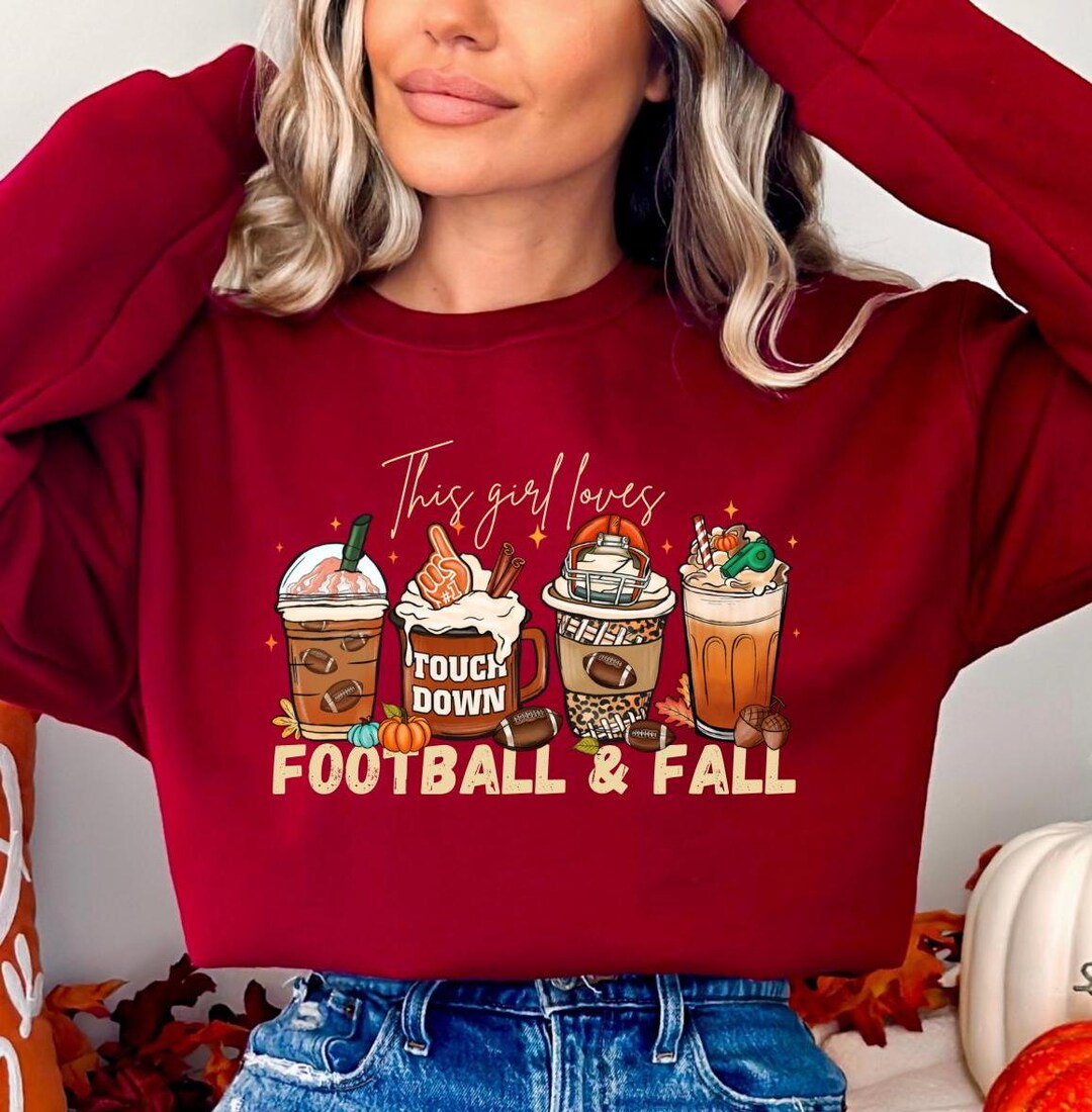 Football Sweatshirt Fall Tailgate Football Sweater Football Fan ...