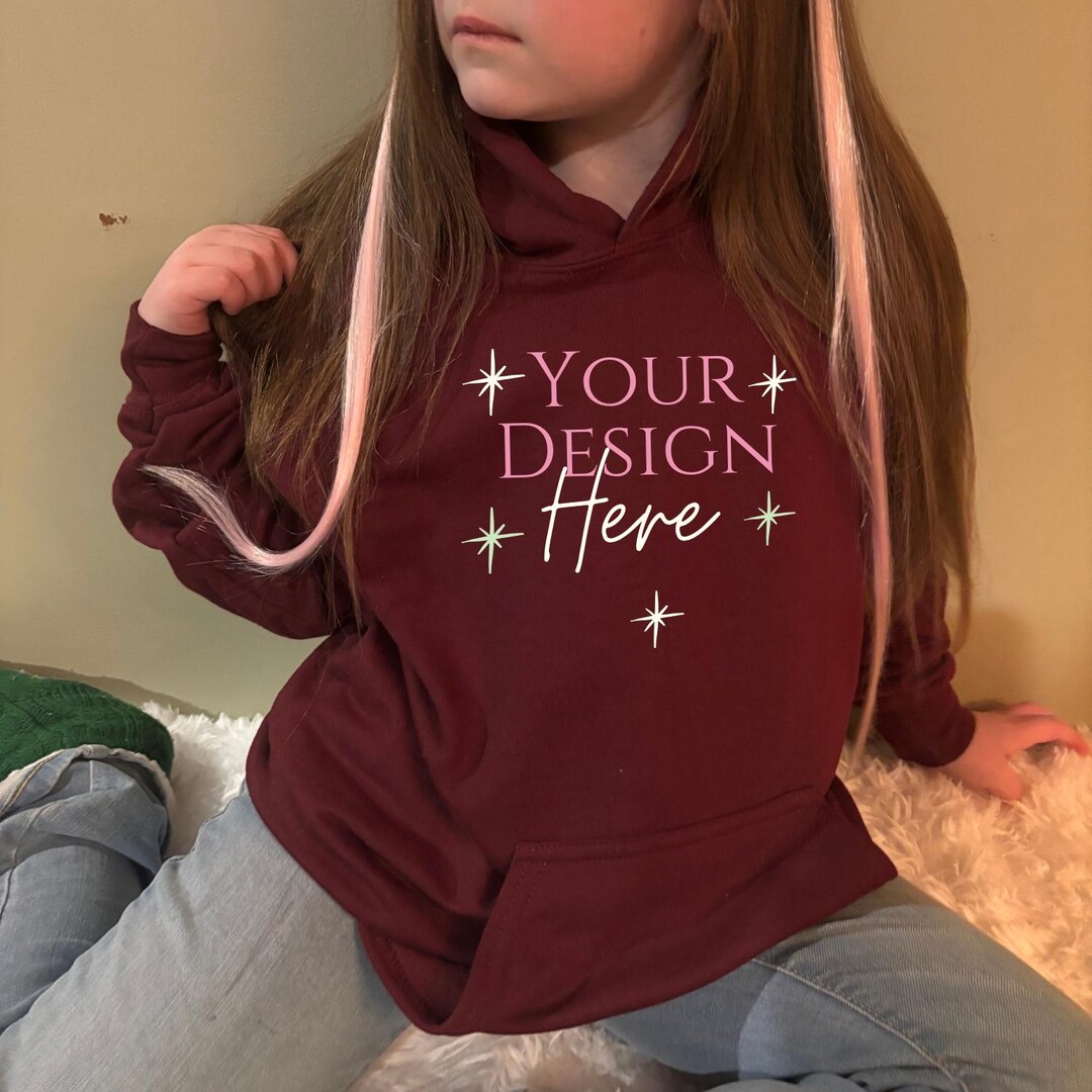 Custom Youth Hooded Sweatshirt, Child Hoodie Personalized, Designed ...