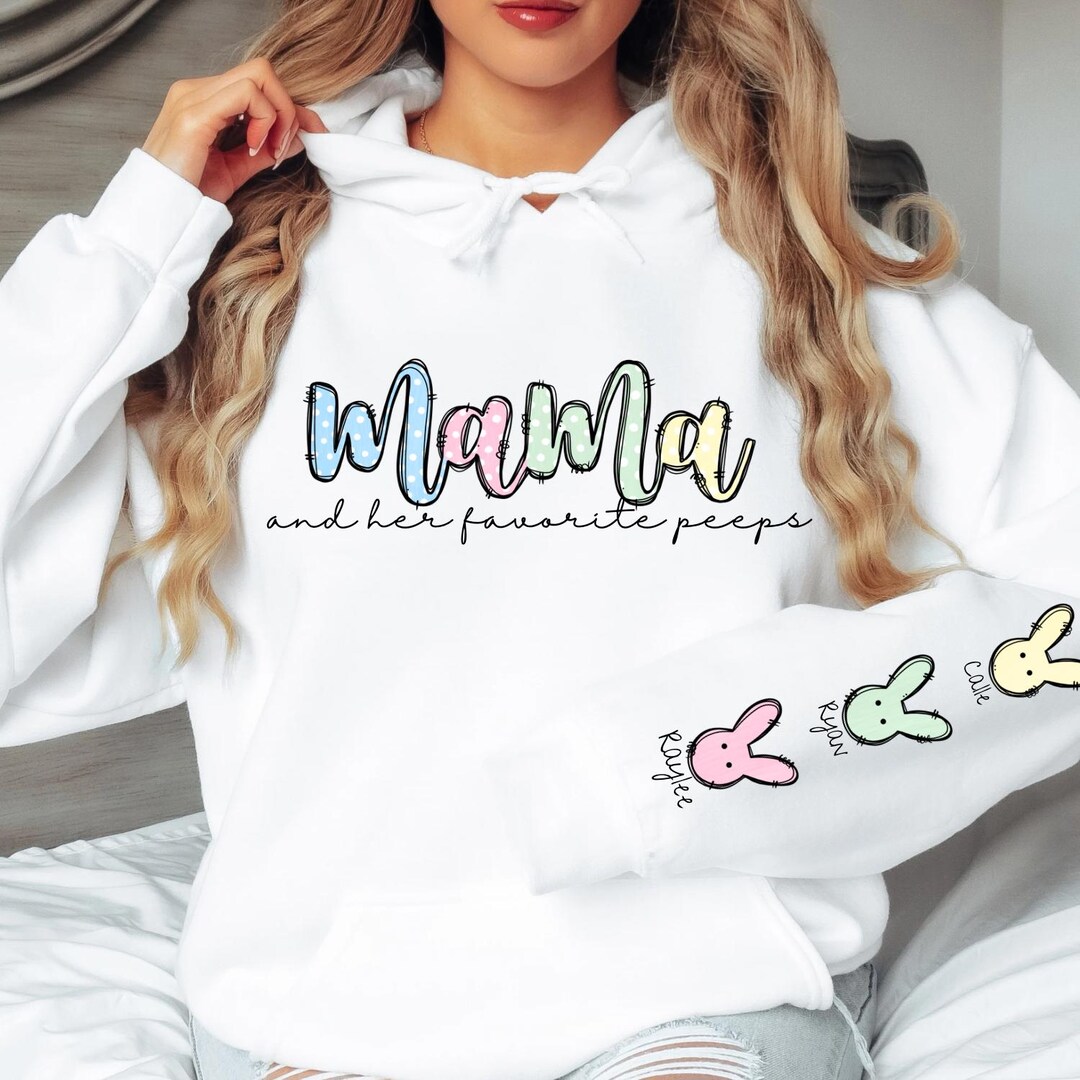 Custom Peep Hoodie, Custom Mama Hoodie, Custom Hoodie for Easter, Peep ...