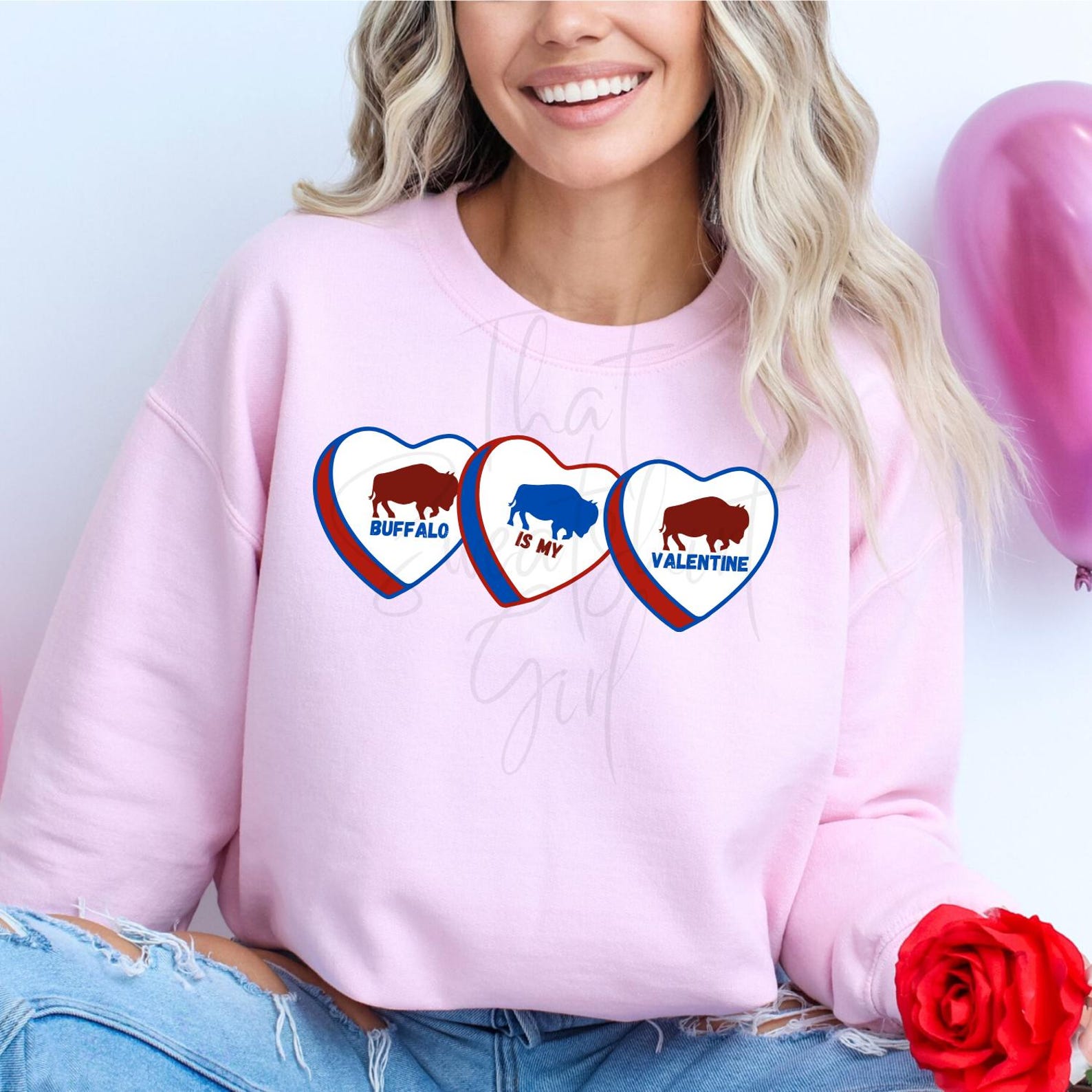 Buffalo Valentines Sweatshirt, Candy Hearts Sweatshirt, Buffalo ...