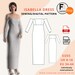 Isabella Dress - Sewing Pattern - Size UK 8-18 EU 34-44 Prom/wedding ...