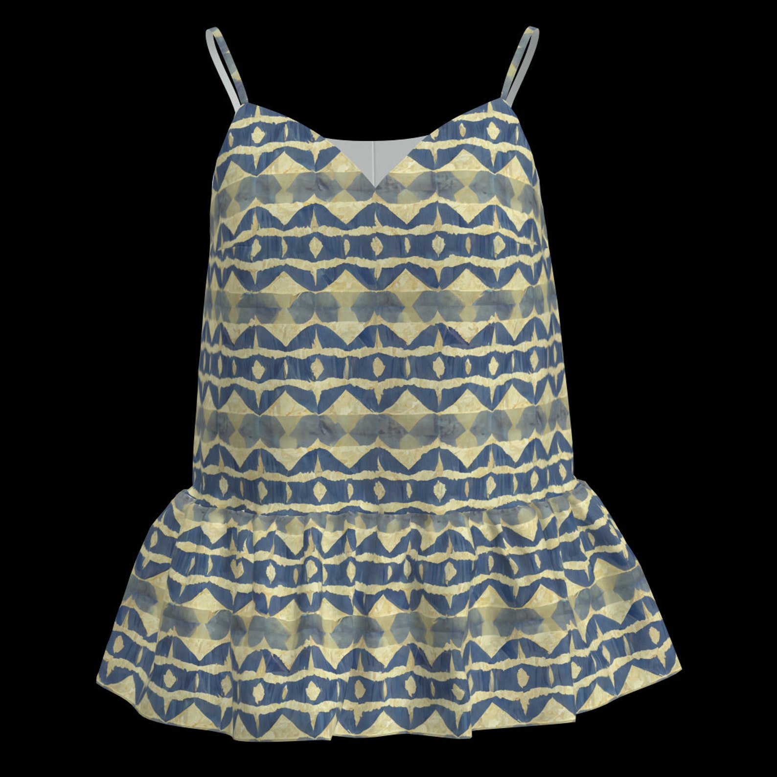 Strap Top, With or Without Ruffle, Instant Downloadable Sewing Patterns ...