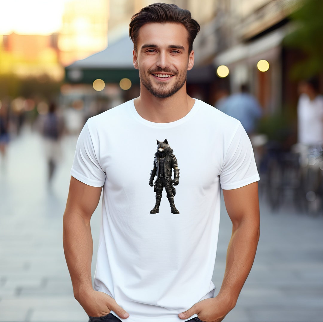 Wolf Cool Tshirt, Unisex Tshirt, Cartoon Shirt, Angry Wolf Shirt ...