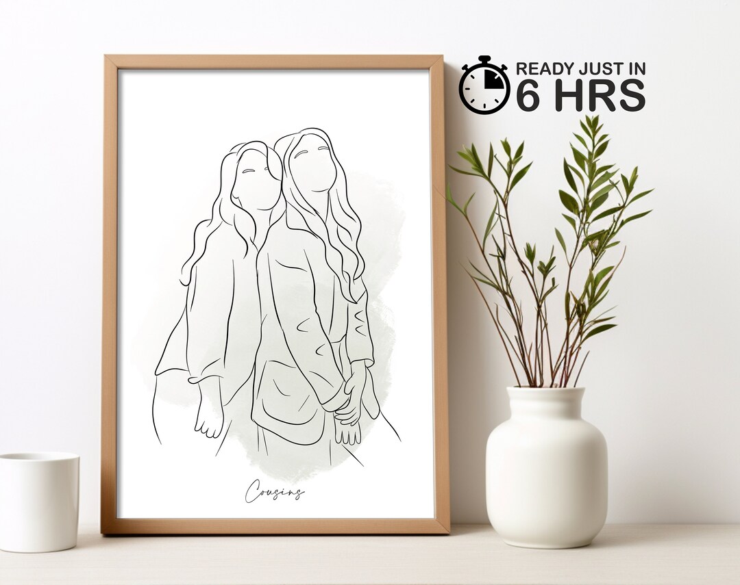 Personalised Gift for Cousin, Cousin Gift, Birthday Gift, Custom Cousin ...