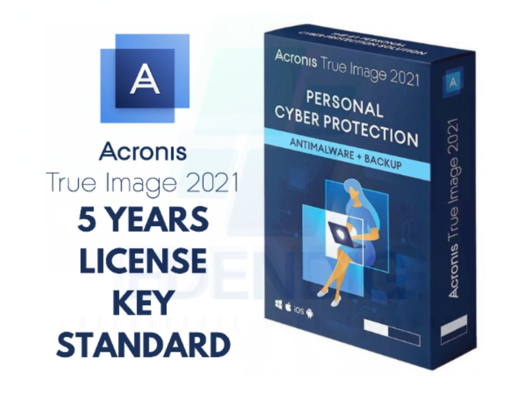 Acronis True Image 5 Years License Key Standard for Windows - Etsy