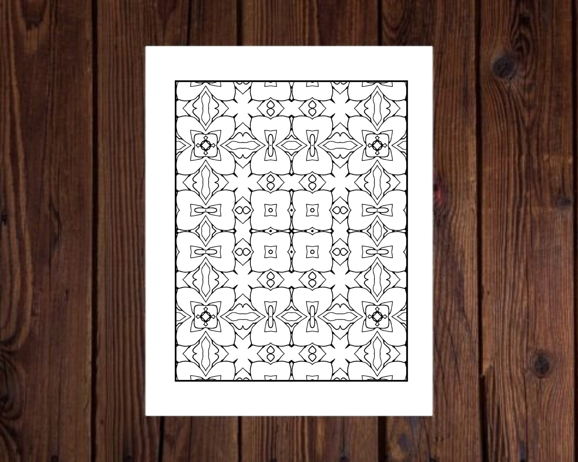 Printable Pattern Colouring Book for Kids, Kids Colouring Activities ...