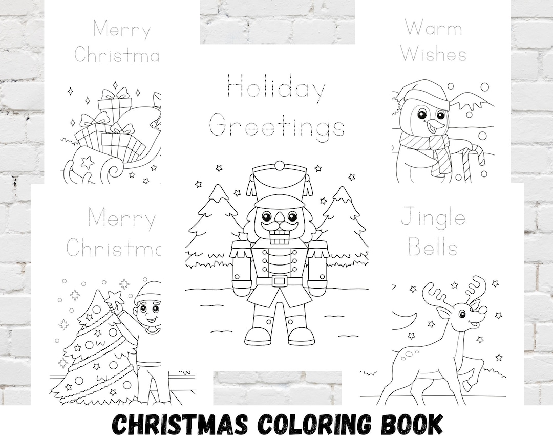 Printable Christmas Colouring Book for Kids, Kids Colouring Activities ...