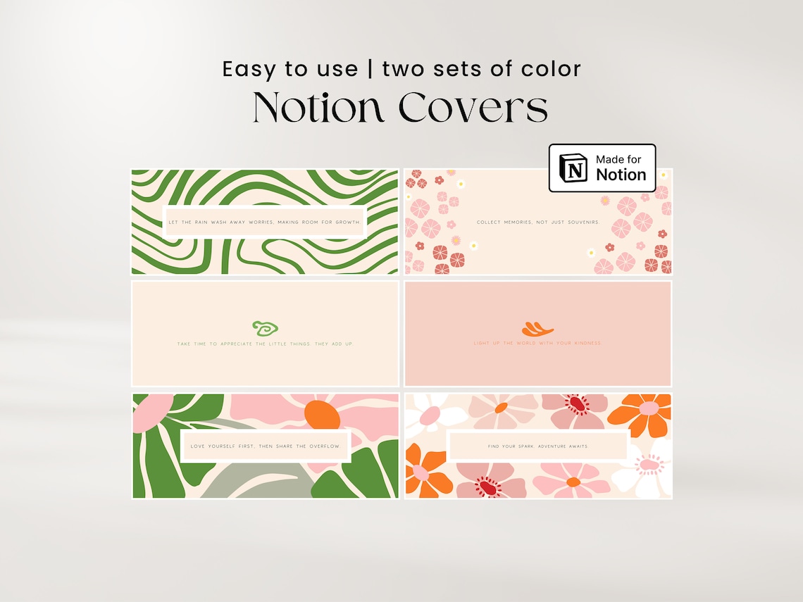 12 Custom Notion Page Covers With Motivational Quotes, Colorful ...
