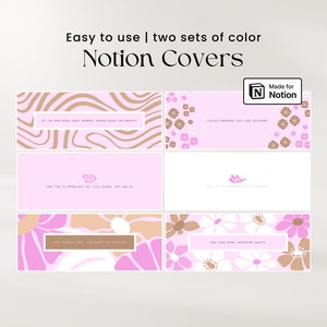 12 Custom Notion Page Covers With Motivational Quotes - Colorful Set ...