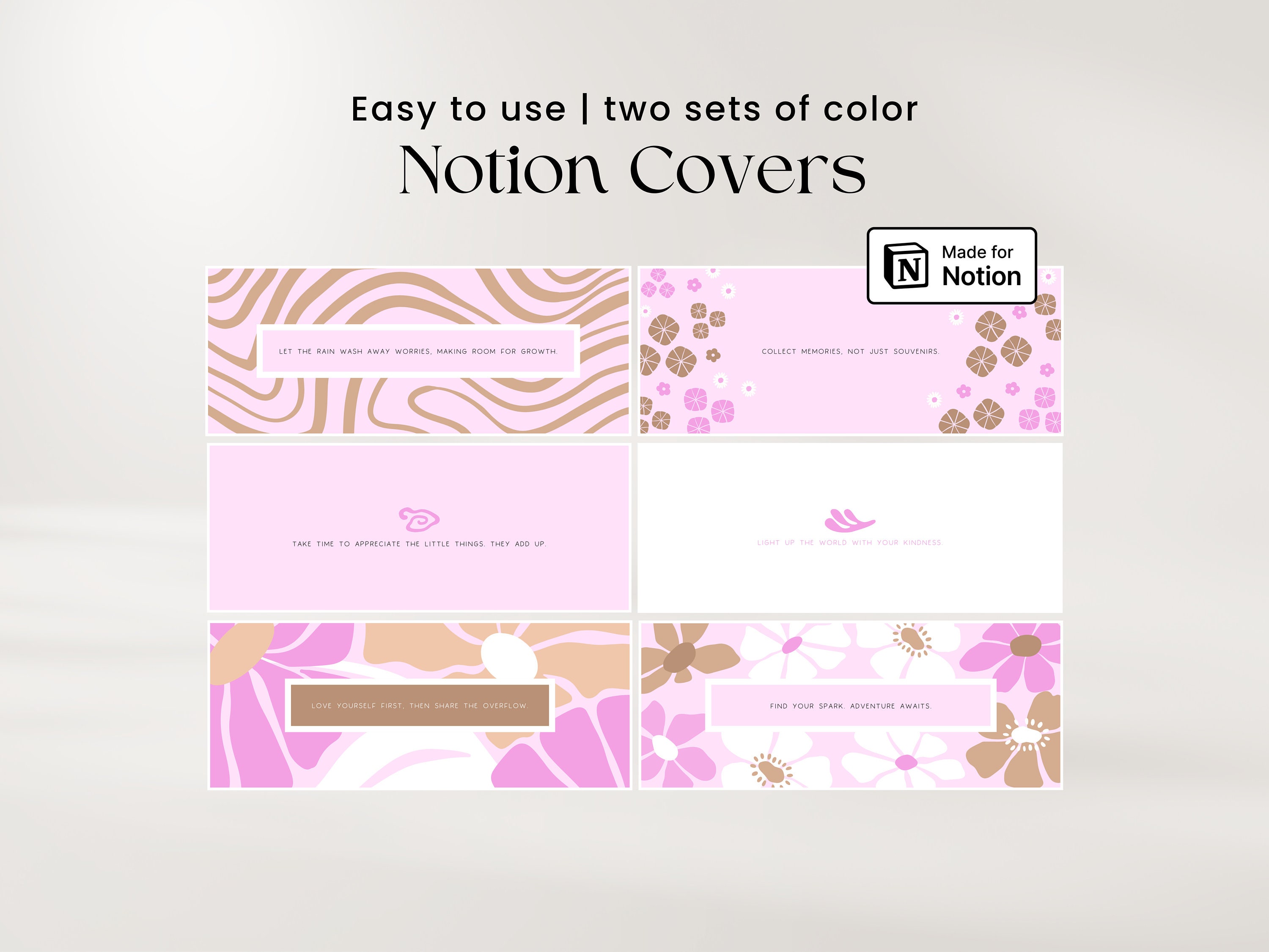 12 Custom Notion Page Covers With Motivational Quotes, Colorful ...