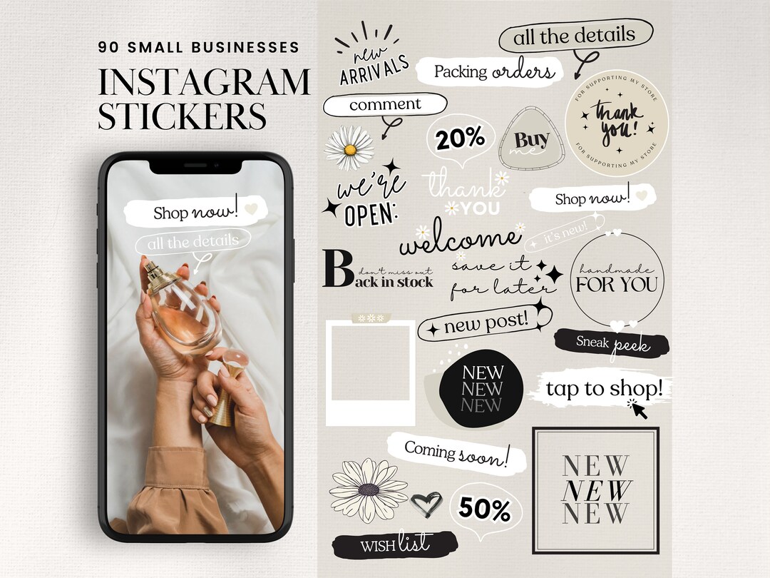 90 Instagram Reels Sticker Small Business, IG Reel Sticker, Insta Reels ...
