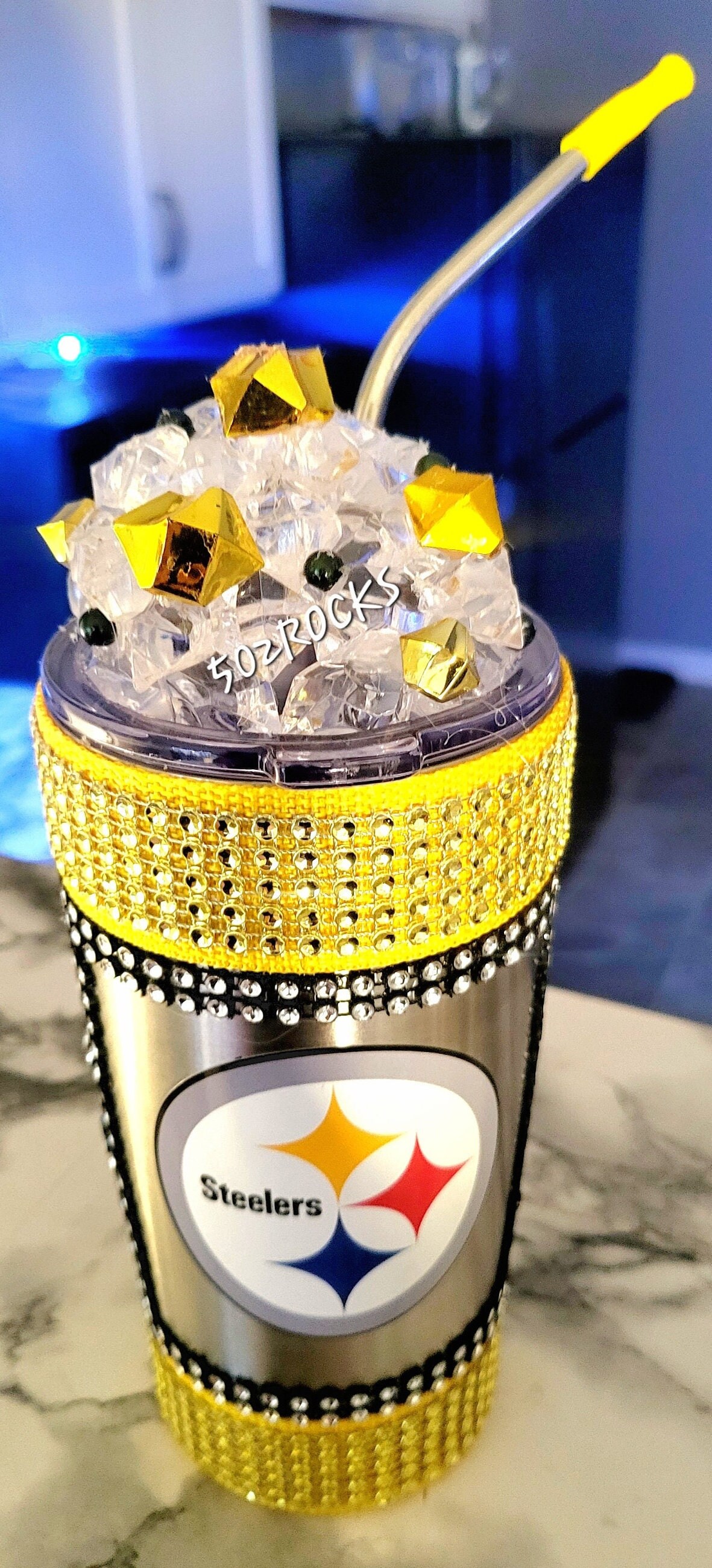 Pittsburgh Steelers Tumbler, Stainless Steel, NFL Gift, LED Light ...
