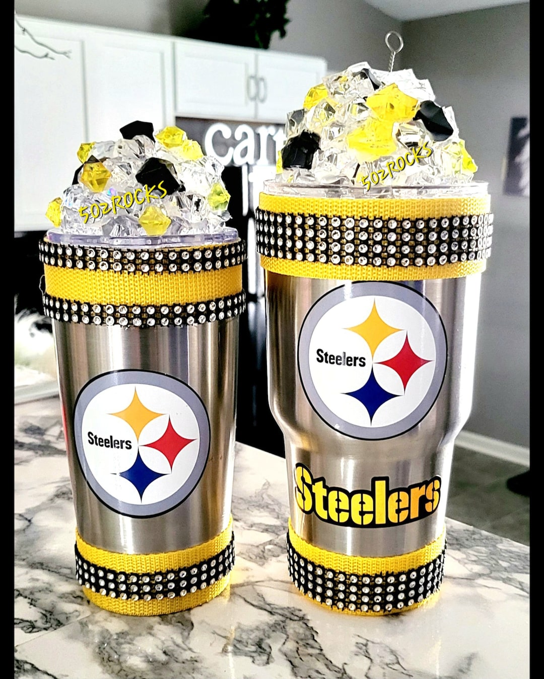 Pittsburgh Steelers Tumbler, Stainless Steel, NFL Gift, LED Light ...