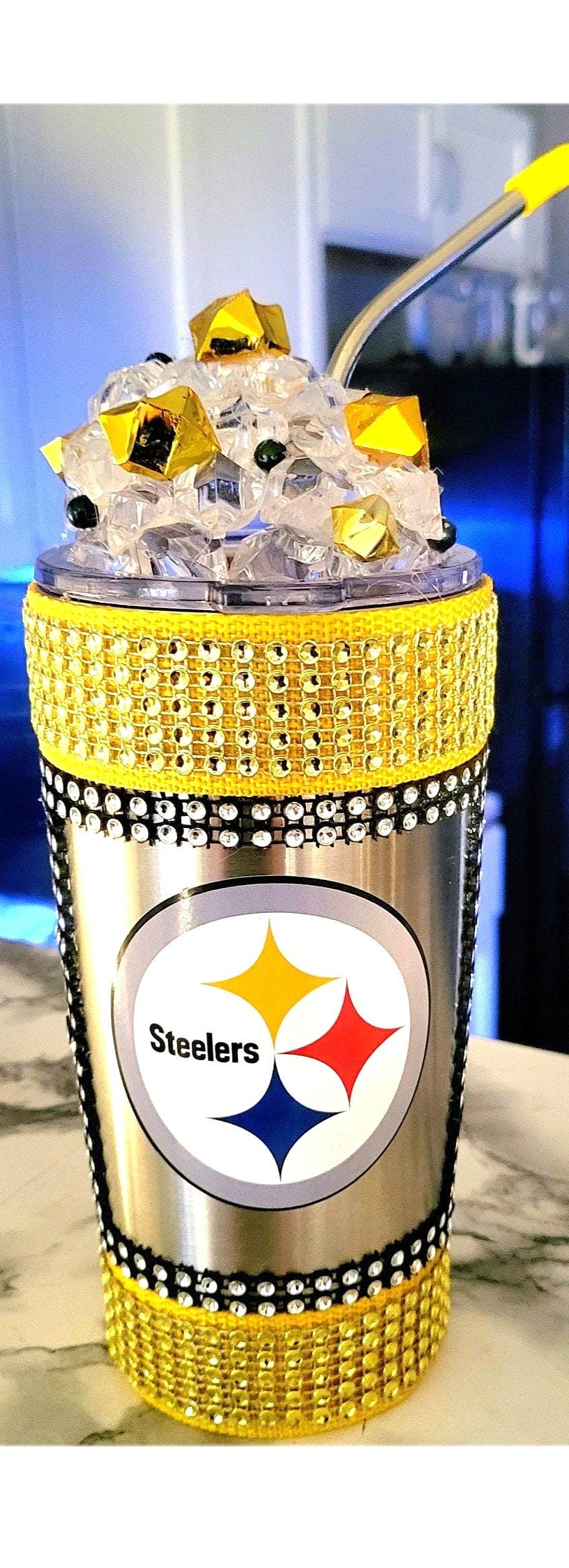 Pittsburgh Steelers Tumbler, Stainless Steel, NFL Gift, LED Light ...