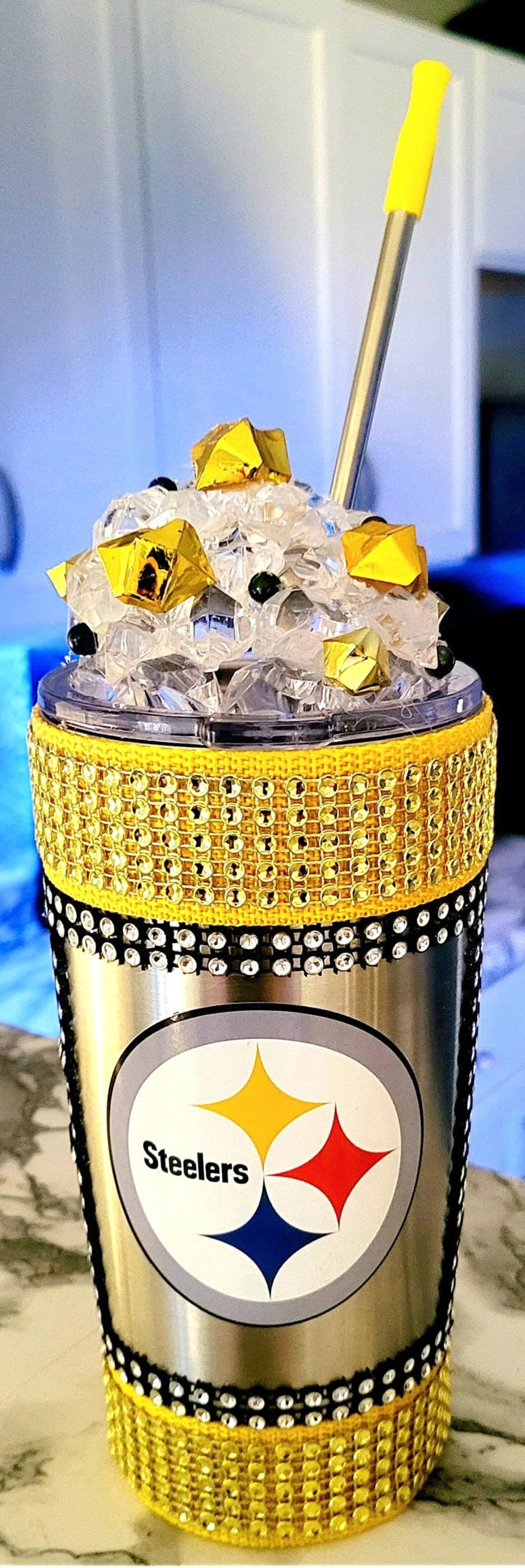Pittsburgh Steelers Tumbler, Stainless Steel, NFL Gift, LED Light ...