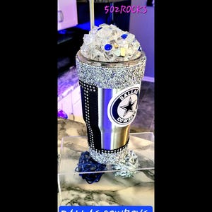 Dallas Cowboys, Crushed Ice Bling, Color-changing Ice Stainless Steel ...