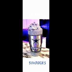 Dallas Cowboys, Crushed Ice Bling, Color-changing Ice Stainless Steel ...