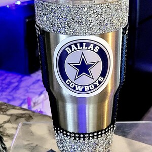 Dallas Cowboys, Crushed Ice Bling, Color-changing Ice Stainless Steel ...