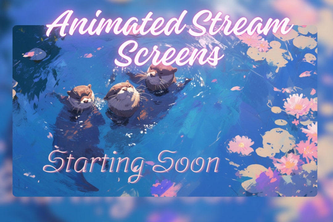3x Animated Twitch Screens | Twitch Stream Screen | Animated Screens ...