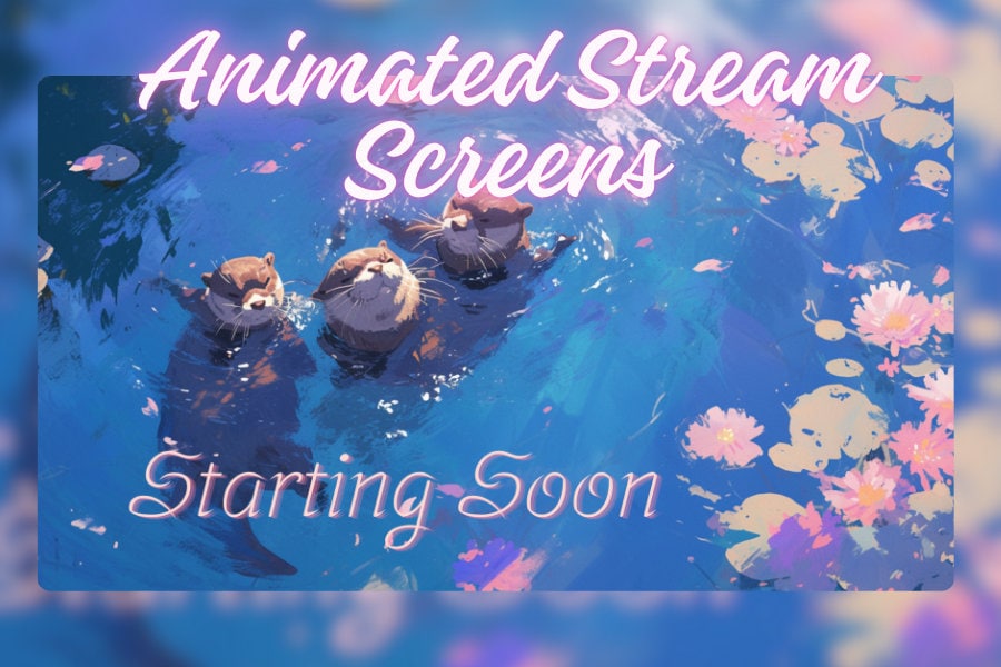 3x Animated Twitch Screens | Twitch Stream Screen | Animated Screens ...