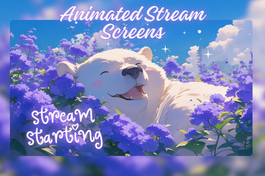3x Animated Twitch Screens | Twitch Stream Screen | Animated Screens ...
