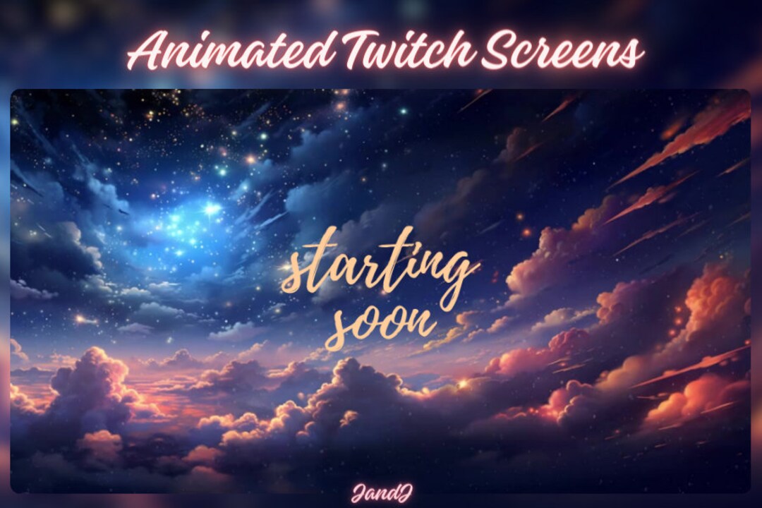 Animated Twitch Screens | Twitch Stream Screen | Animated Screens ...