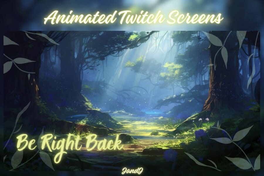 3x Animated Twitch Screens | Twitch Stream Screen | Animated Screens ...