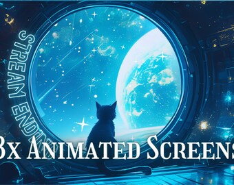 3x Animated Twitch Screens Twitch Stream Screen Animated Screens Stream ...