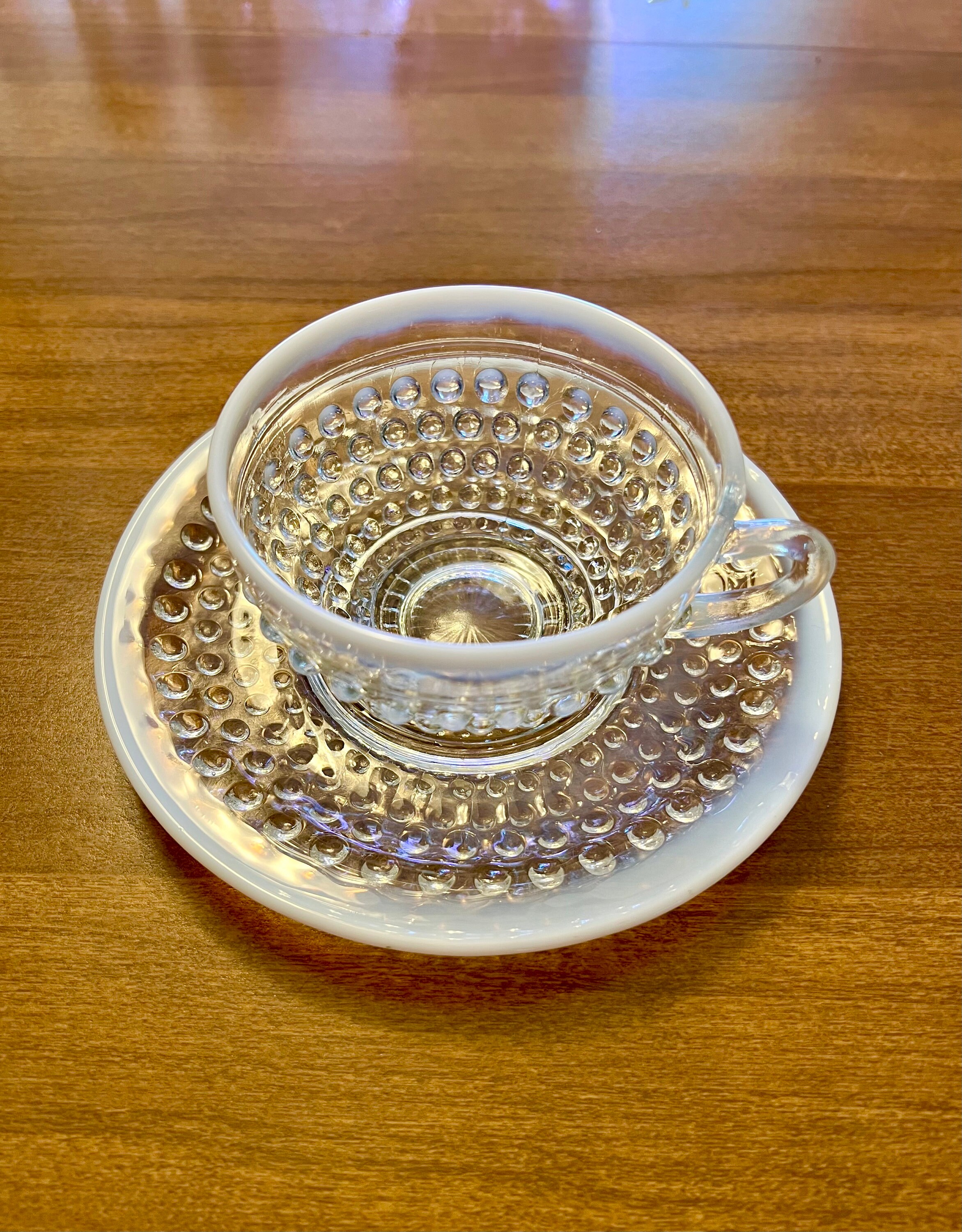 1940s Anchor Hocking Opalescent Moonstone Hobnail Glassware - Etsy