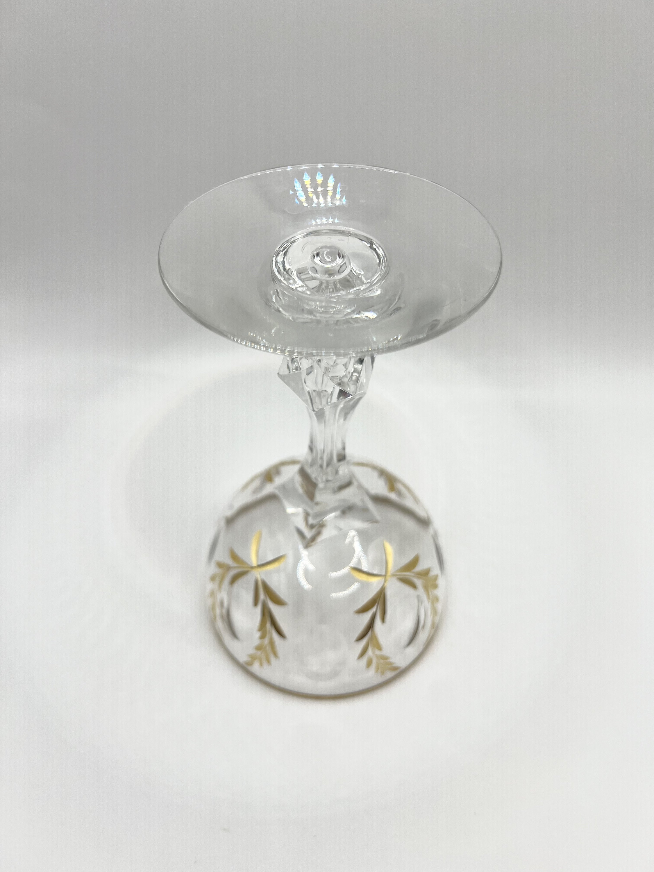 Set of 4 Tiffin-franciscan Crystal Champagne/tall Sherbet Glasses - Etsy