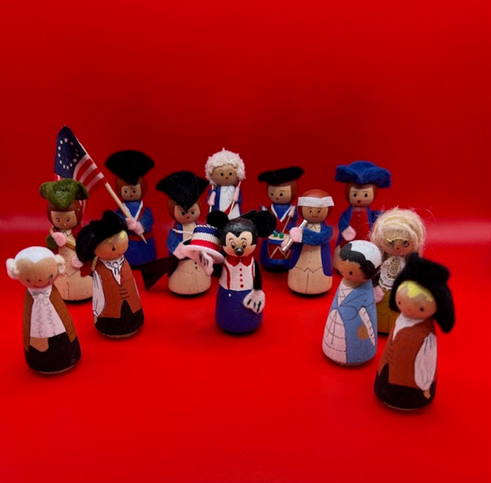 Rare Vintage Colleen' Dolls Mickey Mouse Colonial Parade - Etsy