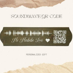 QR Code Sign-customized Soundwave/-voice Recording-wall Art-voice Art ...