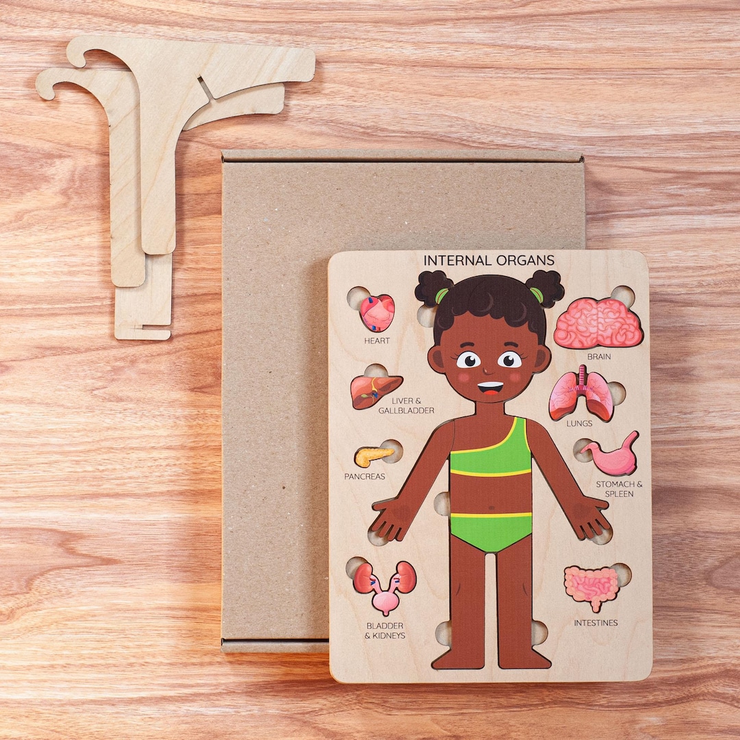 Educational Toys Montessori Puzzle Human Body Puzzle Anatomy for ...