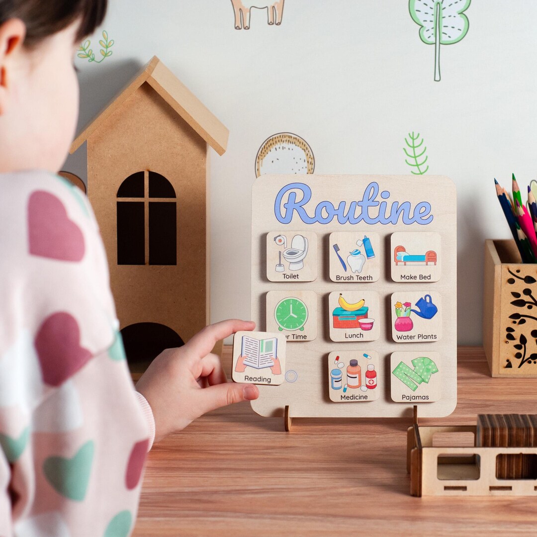 Toddler Gifts Kids Daily Planner Montessori Activity Calendar Kids ...